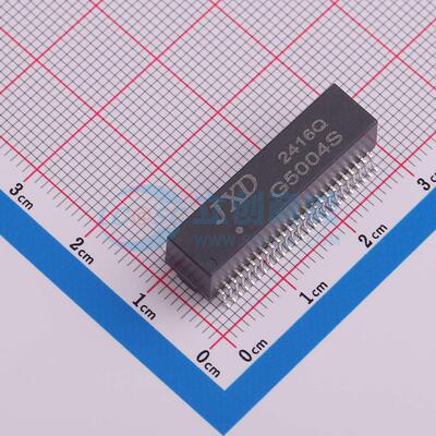 网口变压器 G5004S SMD-50P,27.8x7.3mm 双口 电子元器件配单