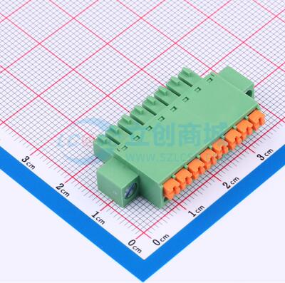插拔式接线端子 DB2EKNM-3.5-8P-GN P=3.5mm 原装 电子元器件配单