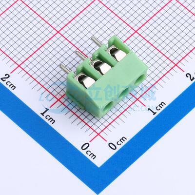 螺钉式接线端子 DB301V-3.96-3P-GN-S P=3.96mm 电子元器件配单