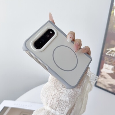 星盾双中轴磁吸充电适用于小米18Fold手机壳折叠屏MIUI18fold保护套亲肤磨砂Xiaomi18FOLD全包防摔高级男女硬