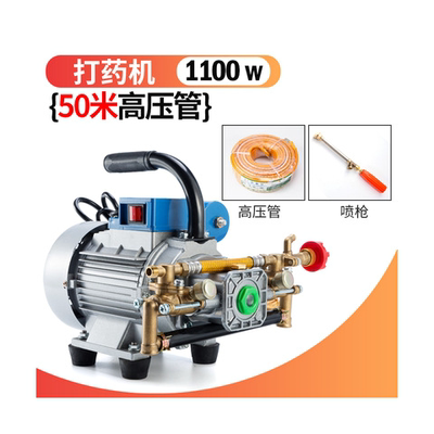 新款电动220V果树喷雾器农用打药机喷头园林手提式高压水泵电机农