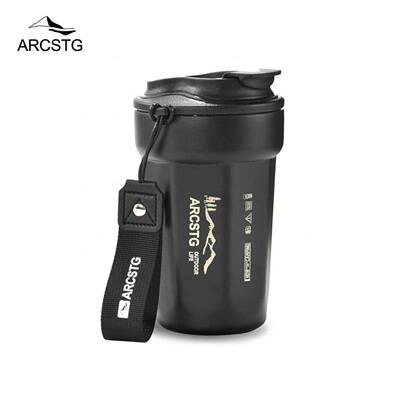 ARCSTG八角保温咖啡杯316不锈钢大容量车载水杯便携随行杯子露营