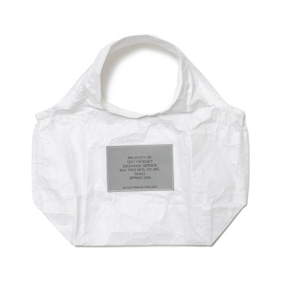 N.HOOLYWOOD Tote Bag White 无纺布大容量便携宽带手提袋托特包