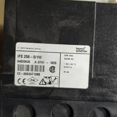 霍科德IFS258-51W烧嘴点火控制器 未用(议价)