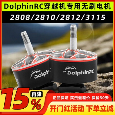 DolphinRC无刷电机2808 2810负载马达2812 3115穿越机专用电机6S