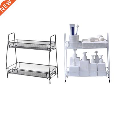 2 Tier Standing Kitchen Spice Organizer Rack Multi-function