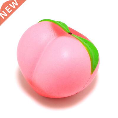 Jumbo Peach Squishy Soft Squeeze PuzzleToy PU Simulation Fru