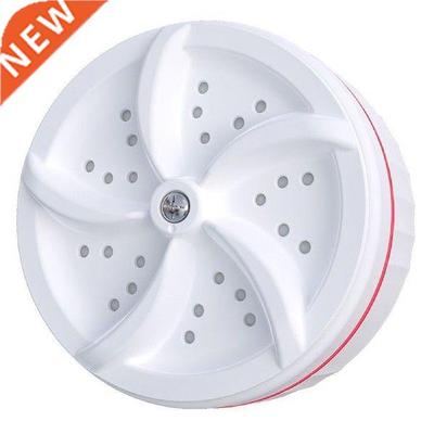 Mini Turbine Washing Machine White Portable Washer Powered