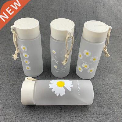 600ml Small Daisy Transparent Plastic Water Bottles BPA