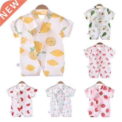 2022 Infant Summe Toddle ome Jumsuit Catoon Newbon B