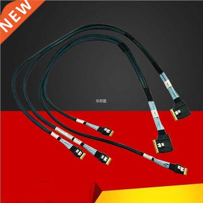 SAS Cable SFF-8654 to 4x SFF-8654 74Pin to 4x 38Pin 01KN140