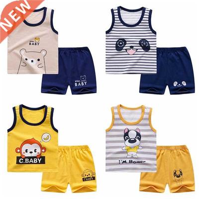 Baby Boy Clothes Casual Tracksuit Pure Cotton Clothing Summ