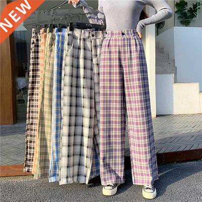 Simle Vintage laid Causal Long Women ants Steet Fashion