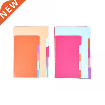 5 Sheets Binder Index Dividers A5 A6 Inner Page Organizer No