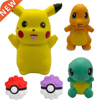 Pokémon Pikachu Squishy Kawaii Anti Sress Decompress Ball F