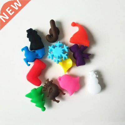 24pcs Christmas Cocktail Drink Markers Christmas Glass