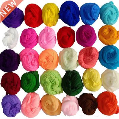 5pcs Multicolor Nylon Stocking Ronde Flower Material Tensile