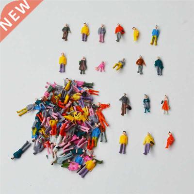 200pcs 1:150 Scale Train Building People Painted Model Train