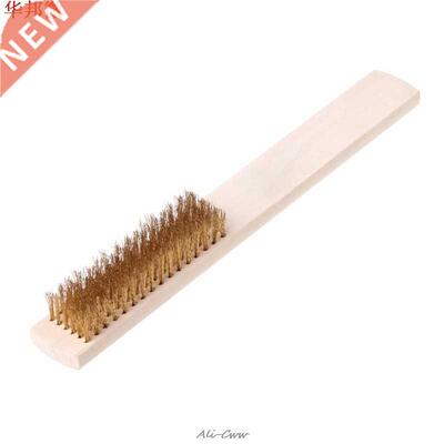 Fil de cuivre laiton Briste manche en bois fil brosse à gra