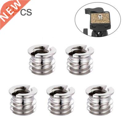 Metal 5Pcs 1/4 Inch to 3/8 Inch Screw Adapter Convert Screw