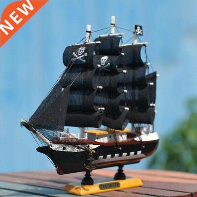 Desktop Handmade Kids Gift Office Home Decor Sailboat Toy