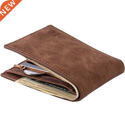 RFID Theft Protect Wallets New Men's Classic Leather Pockets