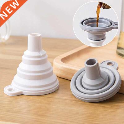 Creative Silicone Folding Funnel Retractable Household Liqui