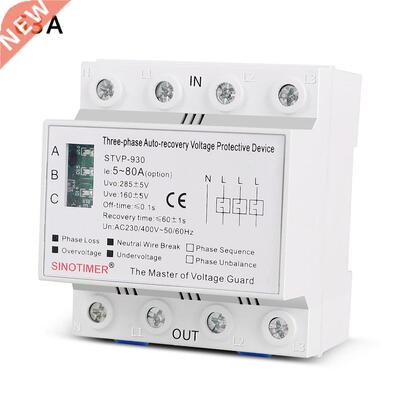 380V Three Phase Self Recovery Voltage Protectors Automatic