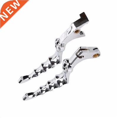 Chrome Skull Zombe Brake Clutch Levers For Honda Shadow VT