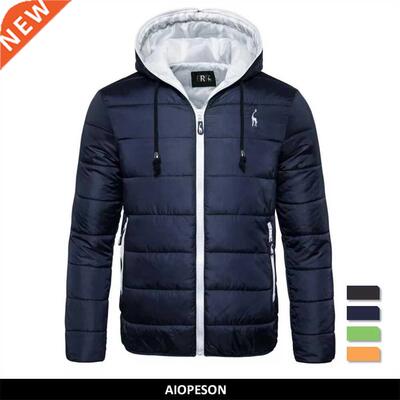 2022 New Waterproof Winter Jacket Men Hoodied Parka Men Warm