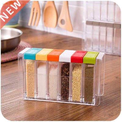 vanzlife Colorful transparent plastic box bottle 6-Piece