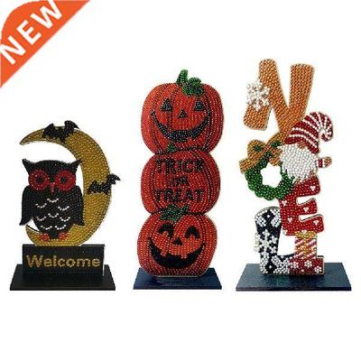 5D DIY Mosaic Ornament Art Crafts Halloween Tabletop