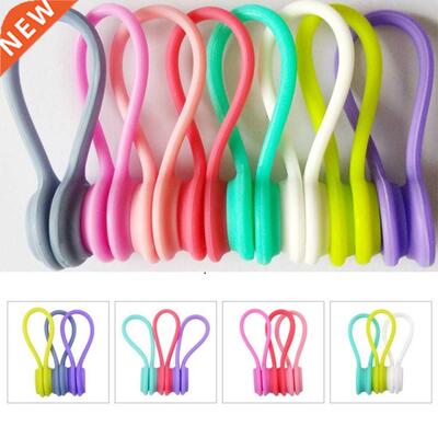 3pcs Cable Organizer Soft Silicone Magnetic Cable Winder Cor