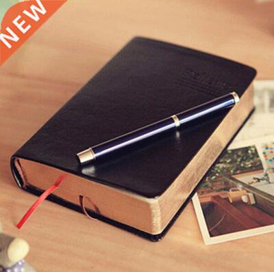 Vintage Thick Paper Notebook Notepad Leather Bible Diary Boo