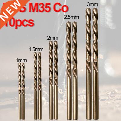 10pcs HSS Twist Drill Bit High Speed Steel Drill Bits Set 1m