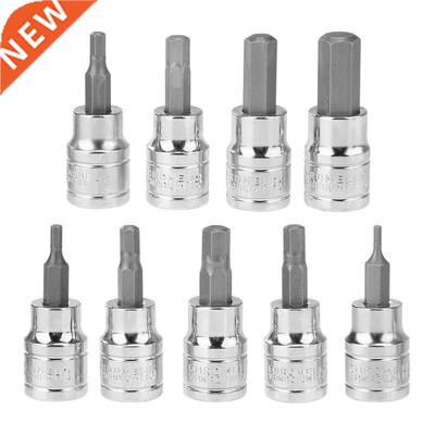 9pc 210mm Nut Driver Drill Bits Inner Hexagon Socket Wrench