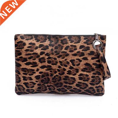 Casual Bags for Women 2022 Animal Print Leopard Clutch Femal