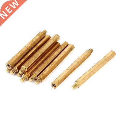 M4x55+6mm Female/Male Threaded Brass Hex Standoff Pillar Spa