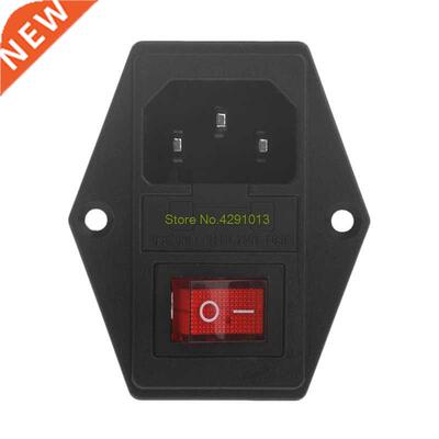1PC 10A 250V 3 Pn EC320 C14 AC nlet Male Plug Power Socke