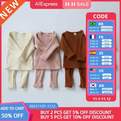 Winter Toddler Baby Clothes Sets Girls Boys Knit Sweater ops