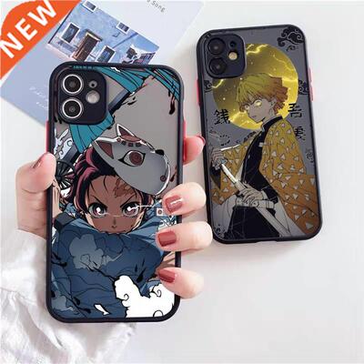 Kmetsu No Yaba Demon Slayer Anme Phone Cases Matte For P