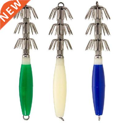Bait Fishing Lure Artificial Squid Hook Jigs Octopus Squid