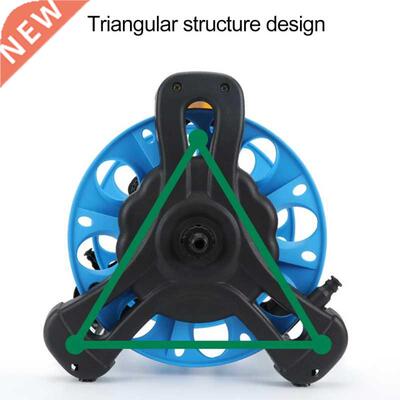 Portble Wter Pipe Hose Reel Holder Grden Winding Device