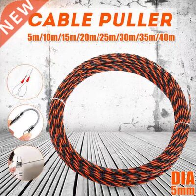 Professional 5mm 5-40m Fiberglass Electric Cable Tape Condui