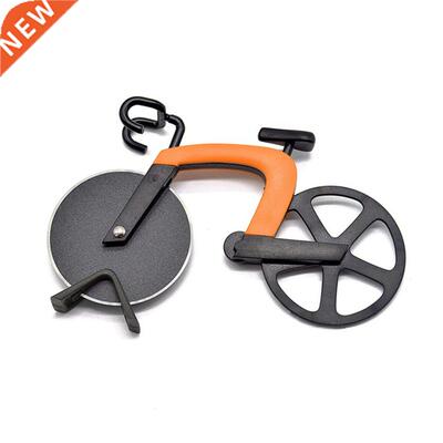 Bicycle Pizza Cutter Bike Wheel Pizza Chopper Bike Roller Pi