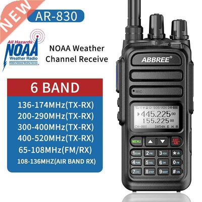ABBREE AR-830 Air Band 136-520MHz Full band Wireless Copy fr