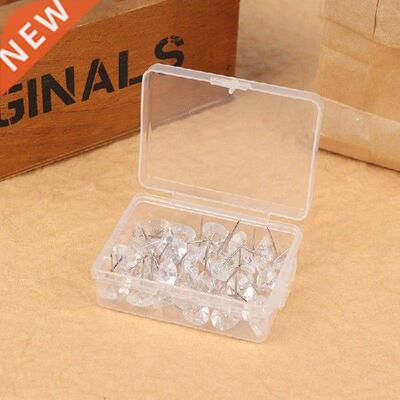 50pcs/Box Water droplets Diamond Pin 18*10mm Thumbtack