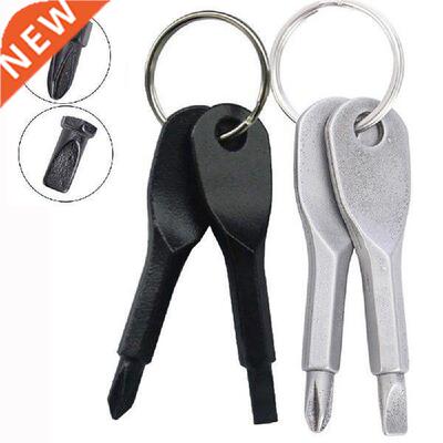 2 PCS Mn Screwdrver Keychan Multfunctonal Pocket Mn