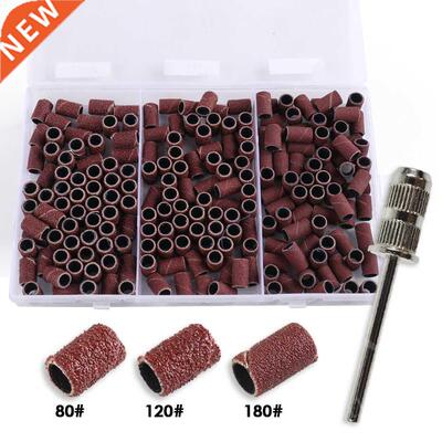 220pc Set Of Nails Milling Cutters Sander Caps For Manicure