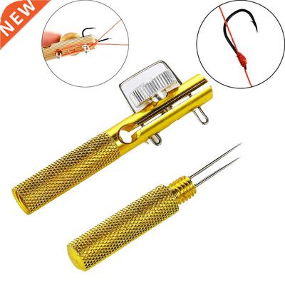 Full Metal Fishing Hook Knotting Tool & Tie Hook Loop Ma